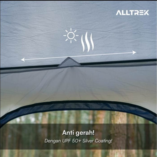 ALLTREK Tenda Camping Tentastic Outdoor 1 Bedroom + 1 Guest Room ...