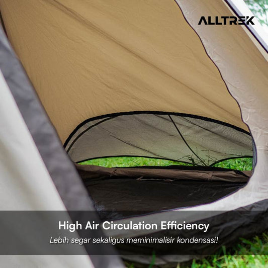 ALLTREK Tenda Camping EVORIA Automatic Tent Double Layer 3-4 Person ...
