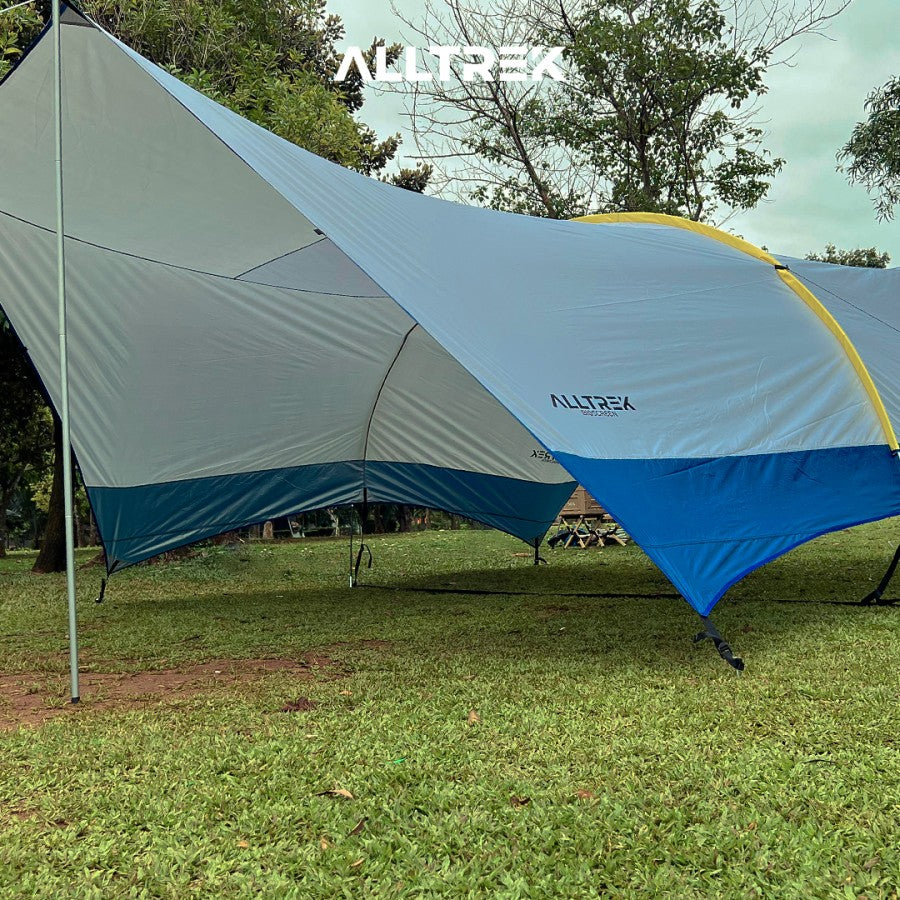 ALLTREK Flysheet Bigscreen Camping Besar 6*6meter Anti UV Multifungsi ...