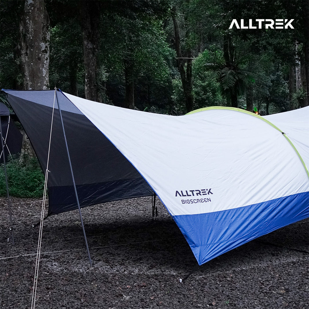 ALLTREK Flysheet Bigscreen Camping Besar 6*6meter Anti UV Multifungsi ...